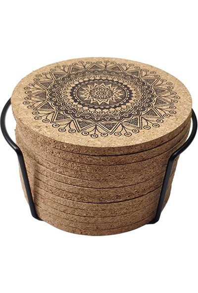 Kesoto 12 Adet Mantar Bardak Altlığı (Yurt Dışından)