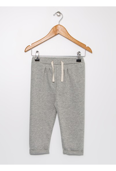 Mammaramma Gri Melanj Kız Bebek Sweatpant