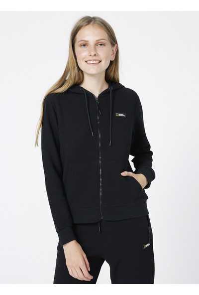 National Geographic Siyah Kadın Sweatmont