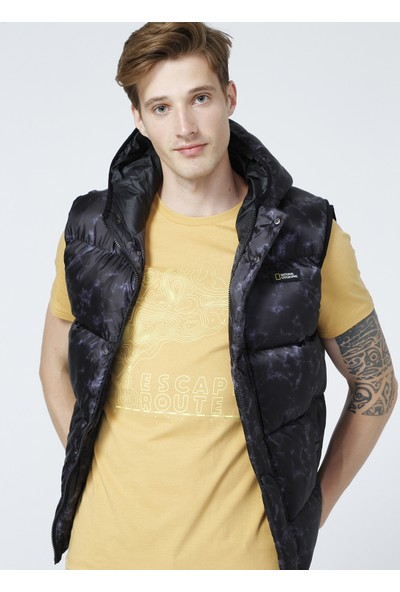 National Geographic Jıhua Siyah Şişme Yelek