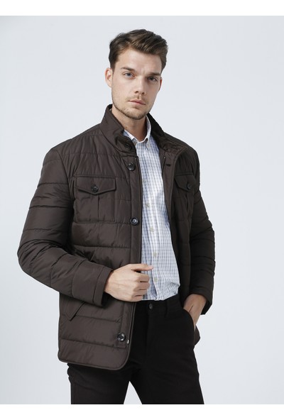 Fabrika Comfort Kahve Erkek Kaban