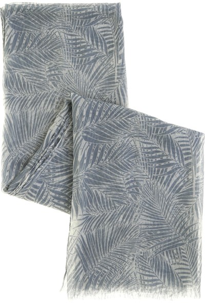 Fonem Erkek Mavi Desenli Şal