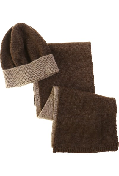 Fabrika Atkı - Bere Takım, Standart, Bej