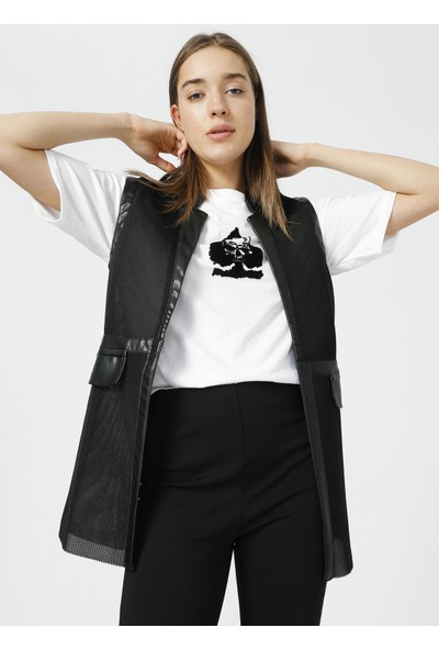 Black On Black Yelek, S, Siyah