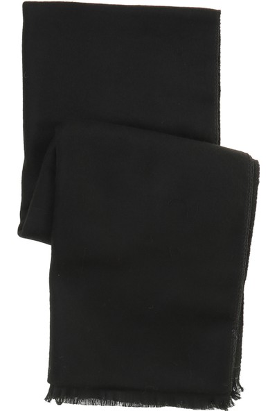 Bay Şapkaci Desensiz Siyah Erkek Şal