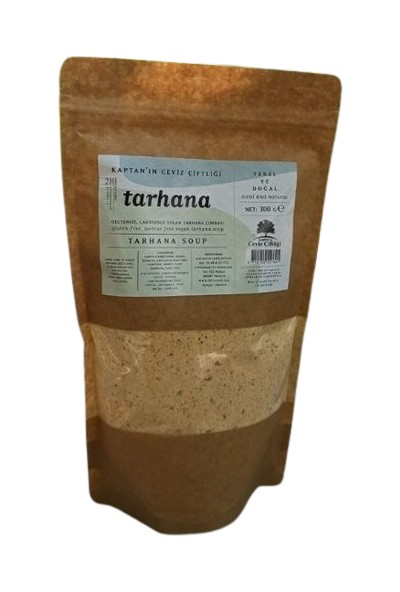 Kaptan'ın Ceviz Çiftliği Tarımda Kadın Glutensiz Laktozsuz Vegan Tarhana 300 gr Kaptan'ın Ceviz Çiftliği Tarımda Kadın Glutensiz Laktozsuz Vegan Tarhana 300 gr