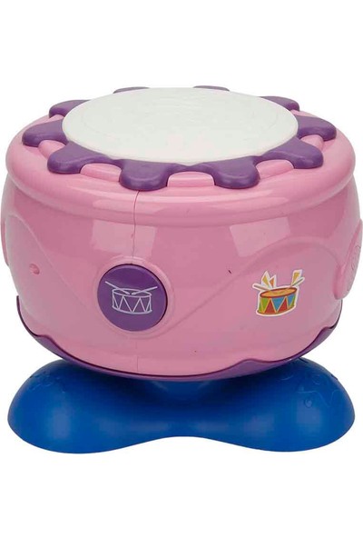 Birlik Oyuncak Işıklı ve Müzikli Kaya Davul - Pembe