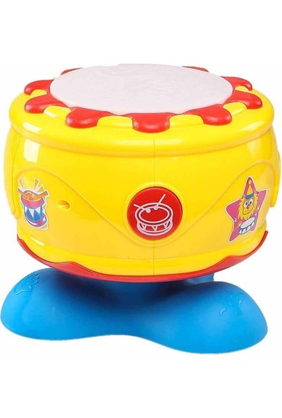 Birlik Oyuncak Işıklı ve Müzikli Kaya Davul - Sarı