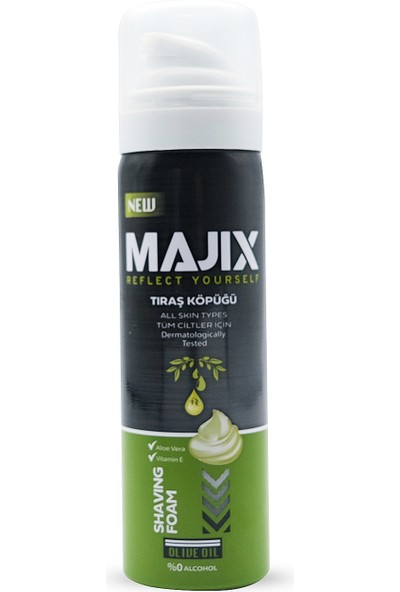 Majix Tıraş Köpüğü Olive Oil 50 ml