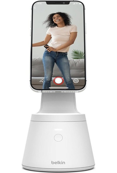 Belkin Masaüstü Manyetik, Yüz Takip Özellikli Telefon Standı MMA001BTWH