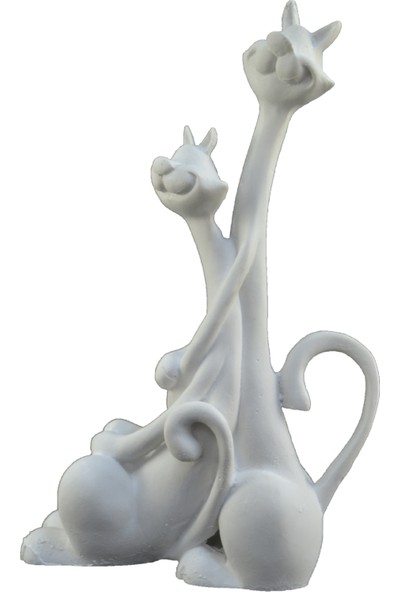 Pol & Art HYK36 Sevgili Kediler Polyester Obje Pol & Art HYK36 Sevgili Kediler Polyester Obje