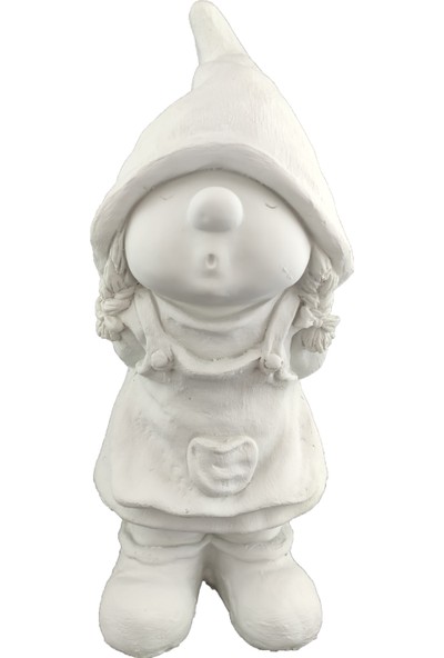 Pol & Art HYK311 Küçük Kız Cüce Ham Polyester Obje Pol & Art HYK311 Küçük Kız Cüce Ham Polyester Obje