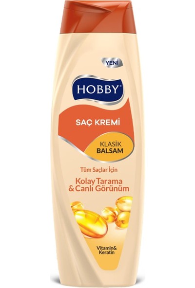 Hobby Style Hobby Klasik Balsam Saç Kremi 600 ml Hobby Style Hobby Klasik Balsam Saç Kremi 600 ml