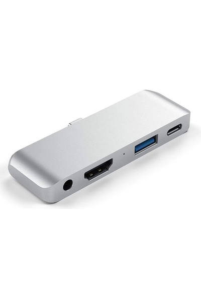 Powertiger USB (Type-C To 4 In 1 USB 3.0 Hdmi HDTV 3.5 Jack Pd) Hub Adaptör Çoklayıcı