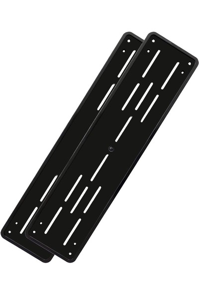 Team Car Plakalık Ince Parlak Siyah Abs Plastik 2'li