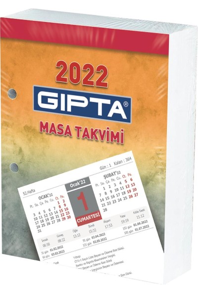 Gıpta Masa Takvimi 10X13 2022