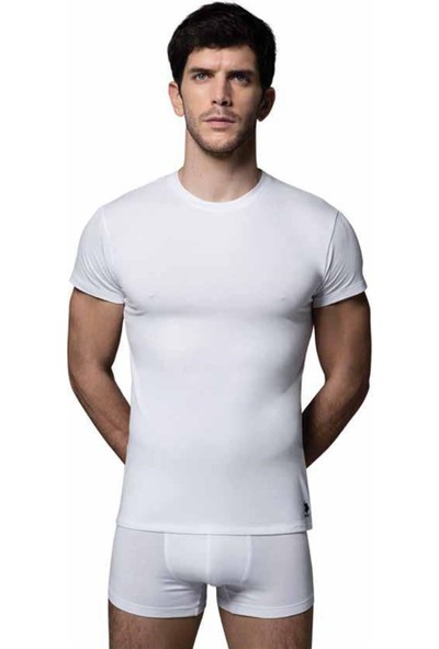 U.S. Polo Assn. 80197 Erkek 2li Yuvarlak Yaka Kısa Kol Atlet