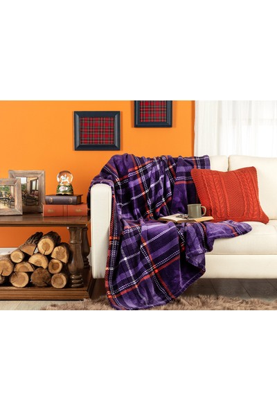 Madame Coco Delit Welsoft Baskılı Tv Battaniyesi - Mor Madame Coco Delit Welsoft Baskılı Tv Battaniyesi - Mor