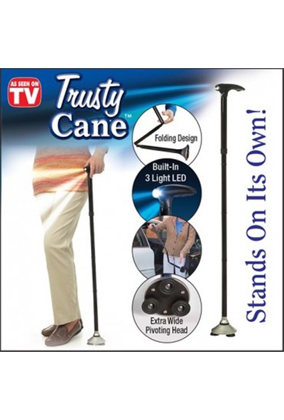 Dnzstore Katlanabilir Işıklı Baston