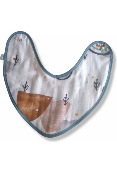 Majkabeba Denim Rainbow Desenli Pamuk Müslin Alez (Sıvı Geçirmez) Çıtçıtlı Mama Önlüğü, 43 x 20 cm Majkabeba Denim Rainbow Desenli Pamuk Müslin Alez (Sıvı Geçirmez) Çıtçıtlı Mama Önlüğü, 43 x 20 cm