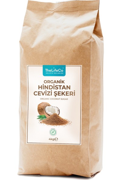 TheLifeCo Organik Hindistan Cevizi Şekeri 4kg