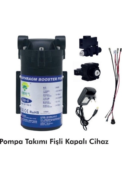 Evora Fişli Kapalı Cihaz Su Arıtma Cihazı Pompa Takımı
