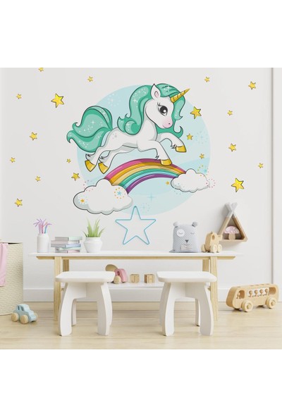 Lismo Kids Unicorn Duvar Stickerı