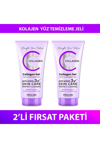 PROCSIN Gözenek Sıkılaştırıcı Kolajen Jel İkili Fırsat Paketi