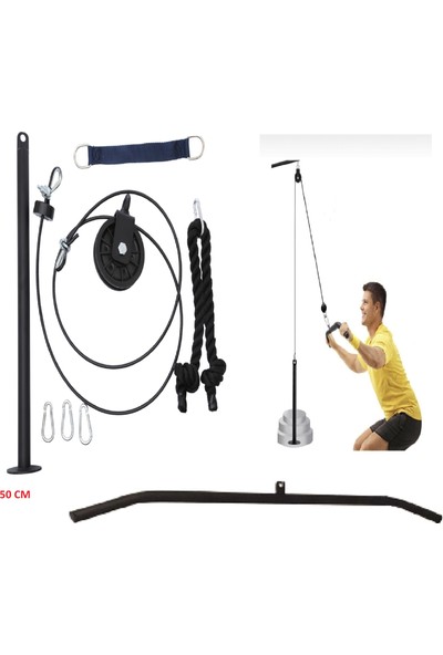 Esigym Makara Fitness Set Triceps Biceps Lat Pulldown Shoulder Cable Crossover Esigym Makara Fitness Set Triceps Biceps Lat Pulldown Shoulder Cable Crossover