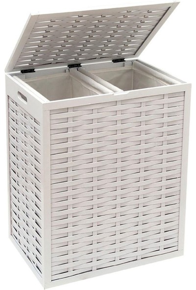 Linens Autumn 53X39X66 cm Çamaşır Sepeti Beyaz Linens Autumn 53X39X66 cm Çamaşır Sepeti Beyaz