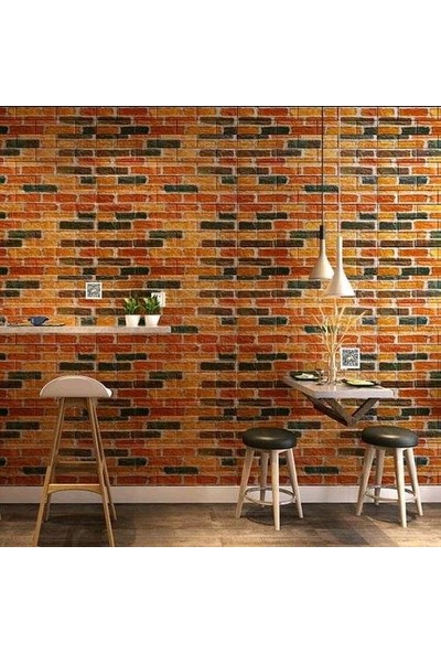 Renkli Duvarlar Kendinden Yapışkanlı Esnek Taş Desen Duvar Kağıdı Panel NW104 4mm Renkli Duvarlar Kendinden Yapışkanlı Esnek Taş Desen Duvar Kağıdı Panel NW104 4mm