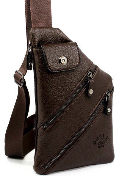 Derise Clup Erkek İki Kol Bodybag Dört Bölmeli Çapraz Göğüs Askılı Bodybag Çanta