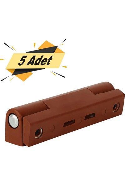 Badem10 Pvc Pimapen Kapı Pencere Menteşesi 90 mm Kahverengi (5 Adet) Badem10 Pvc Pimapen Kapı Pencere Menteşesi 90 mm Kahverengi (5 Adet)