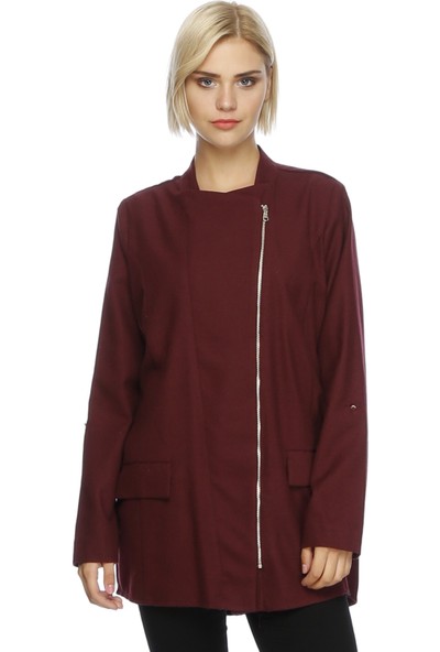 House Of Camellia CKT7012 Şarap Kadın Ceket