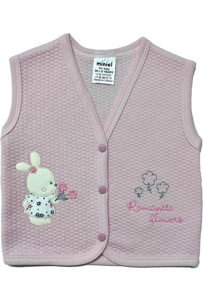 Sevimli Tavşan Kapitone Yelek