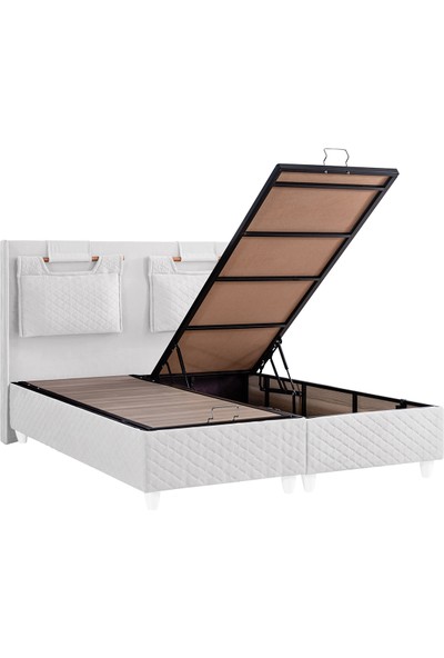 Cesur Venedik Çift Kişilik Baza Başlık Seti, Beyaz Cesur Venedik Çift Kişilik Baza Başlık Seti, Beyaz