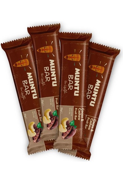 Muntu Kakao & Kaju Meyve Barı 35 gr x 12 Muntu Kakao & Kaju Meyve Barı 35 gr x 12