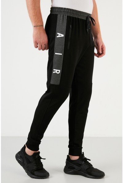 Buratti Slim Fit Air Baskılı Eşofman Altı Erkek EŞOFMAN ALTI 159AIR