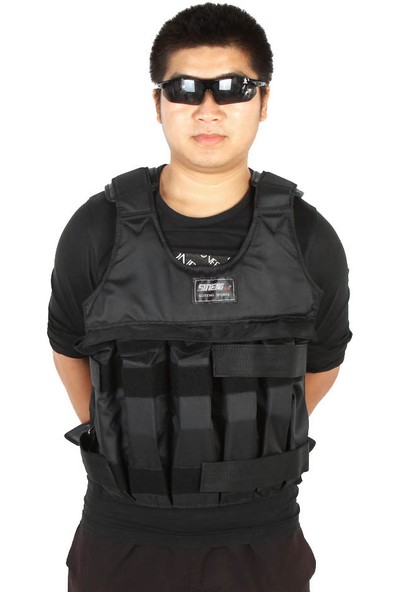 Anself Maksimum Yükleme 50 kg Ayarlanabilir Ağırlıklı Yelek (Yurt Dışından)