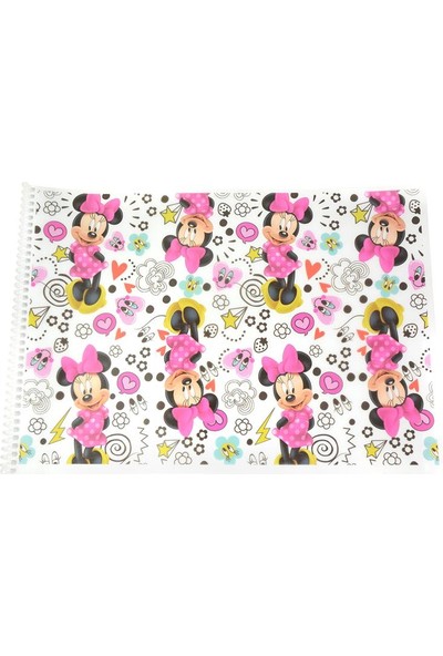 Minnie Mouse Pp Spiralli Resim Blok 25X35 15 Yp. Minnie Mouse Pp Spiralli Resim Blok 25X35 15 Yp.