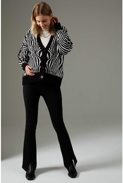 DeFacto Hamile Yırtmaç Detaylı Geniş Paça Palazzo Pantolon W7840AZ21WN DeFacto Hamile Yırtmaç Detaylı Geniş Paça Palazzo Pantolon W7840AZ21WN