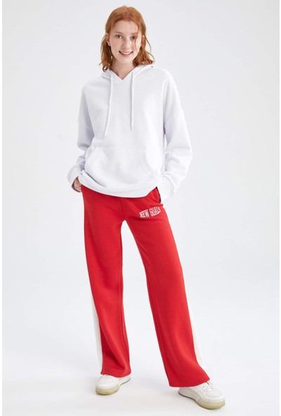 DeFacto Coool Beli Lastikli Relax Fit İçi Yumuşak Tüylü Geniş Paça Eşofman Altı W7871AZ21WN DeFacto Coool Beli Lastikli Relax Fit İçi Yumuşak Tüylü Geniş Paça Eşofman Altı W7871AZ21WN