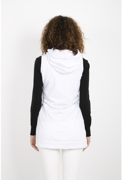 Sufyy Kadın Kapüşonlu Yelek