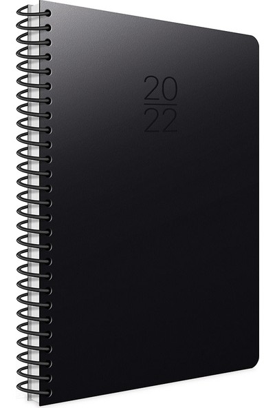 Gıpta 2022 Ekonomik Spiralli Günlük Ajanda 17 x 24 cm Siyah 407-SEK Gıpta 2022 Ekonomik Spiralli Günlük Ajanda 17 x 24 cm Siyah 407-SEK