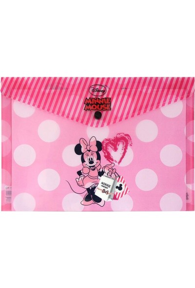 Mynote Minnie Mouse A4 Çıtçıtlı Zarf Dosya Mynote Minnie Mouse A4 Çıtçıtlı Zarf Dosya