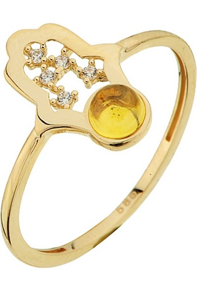 Goldium Altın Fatma Eli Yüzük