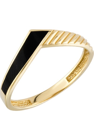 Goldium Altın Mineli Tasarım Yüzük