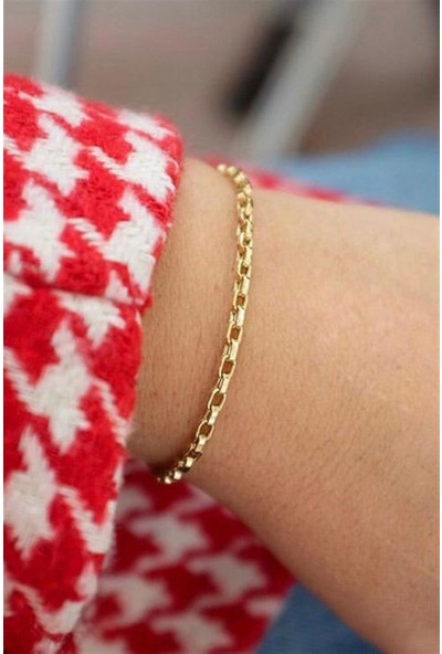 Goldium Altın Zincir Bileklik