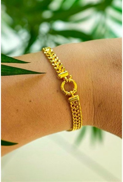 Goldium Altın Zincir Bileklik