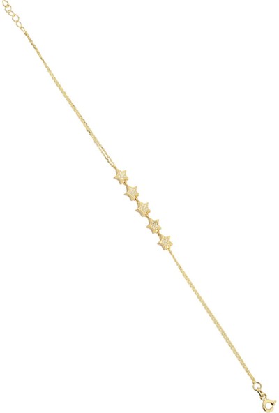 Goldium Altın Çoklu Yıldız Bileklik